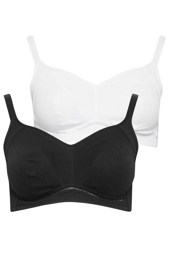 Lingerie 2 Pack Non Wired Cotton Bras Yours